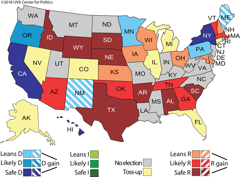 The Governors: Judge 2018 by the Big States - Rasmussen Reports®